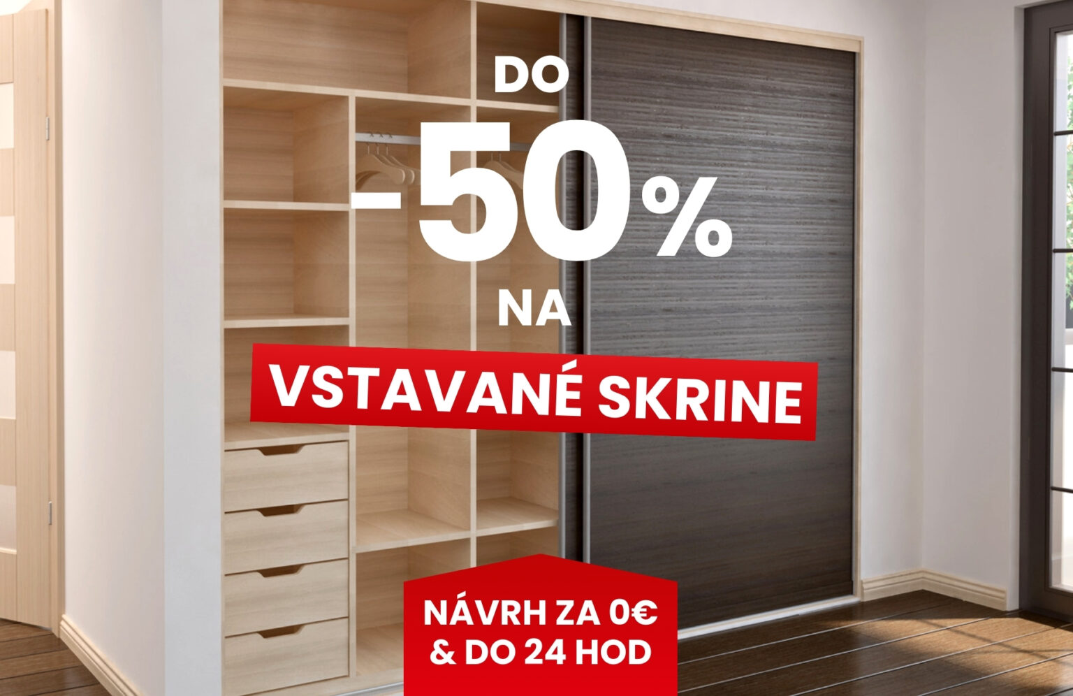 Vstavané skrine - Komandor.sk